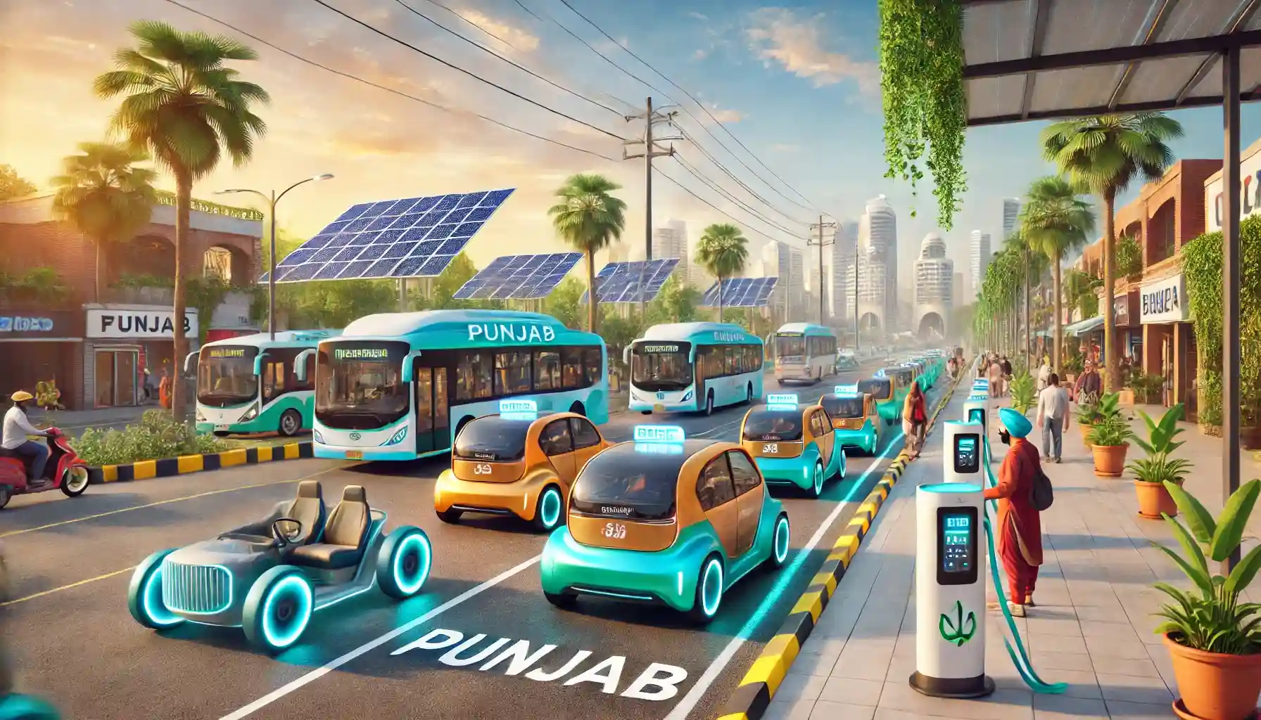 E-Taxi -Transforming Punjab The Electric Taxi & Bus Movement